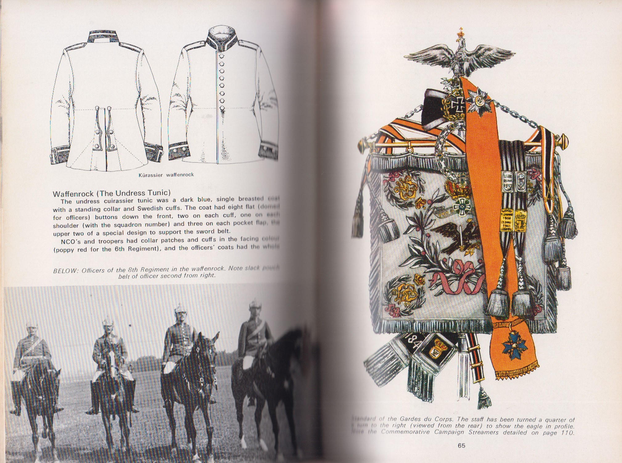 Cuirassiers and Heavy Cavalry Dress Uniforms of the German Imperial ...