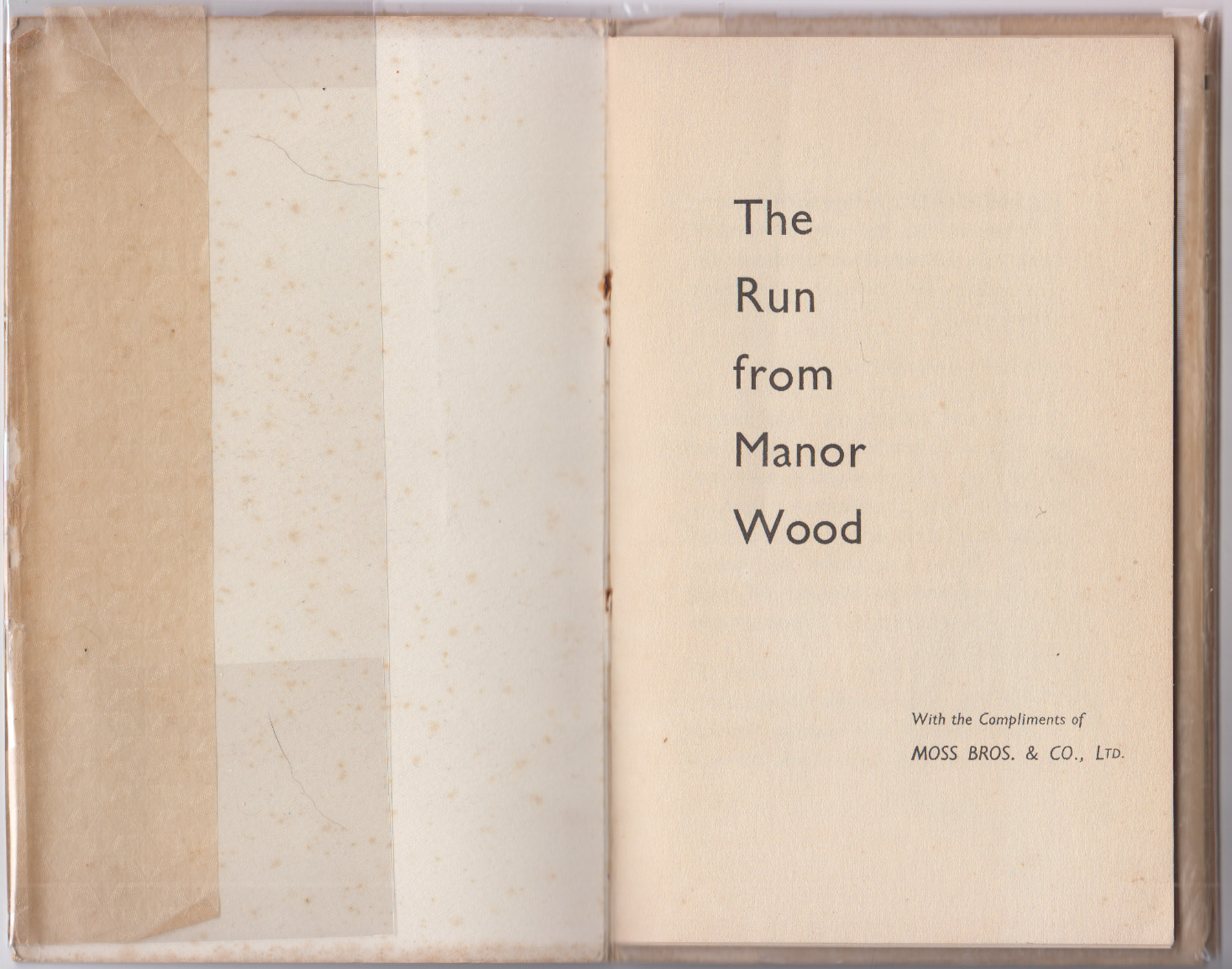 The Run From Manor Wood